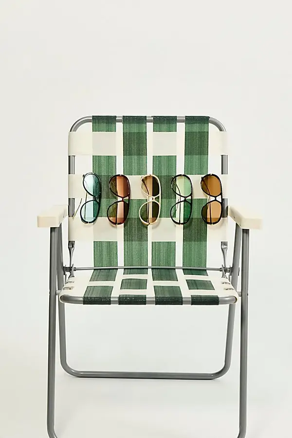 Free People Sunday Afternoon Aviator Sunglasses - Tort/grey Green