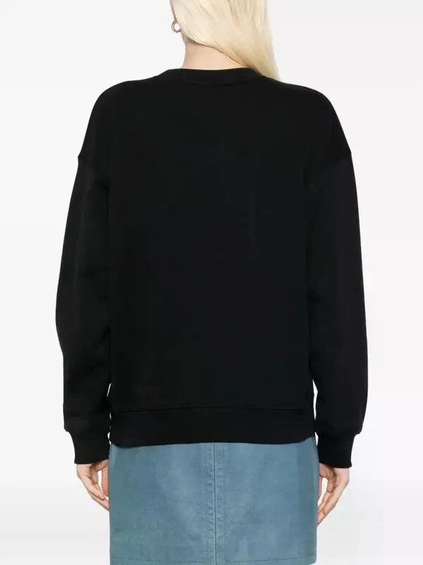 Maison Kitsuné Embroidered Logo Sweatshirt - Black