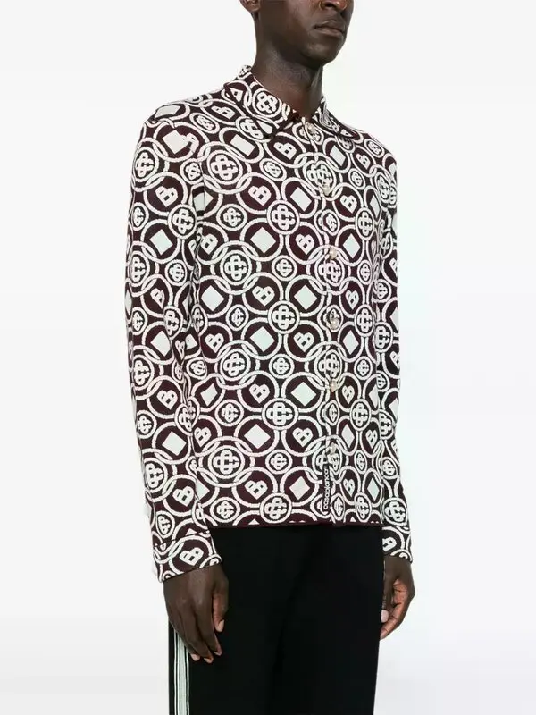 Casablanca Monogram Button Shirt