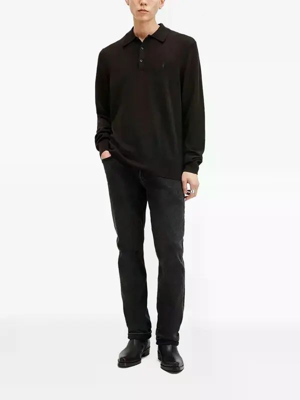 ALLSAINTS Logo-embroidered Polo Shirt