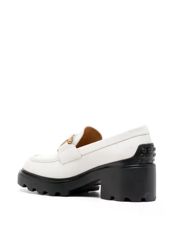 TOD'S 65mm Logo-plaque Leather Loafers