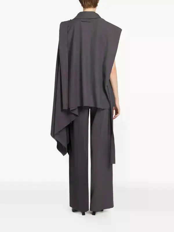 Ports 1961 Draped-shoulder Wool Shirt