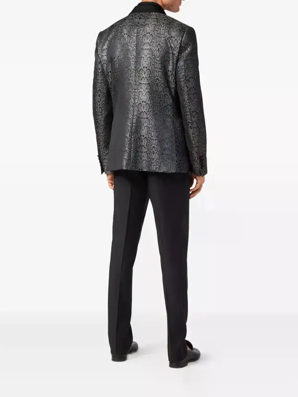 BILLIONAIRE Snakeskin-jacquard Blazer