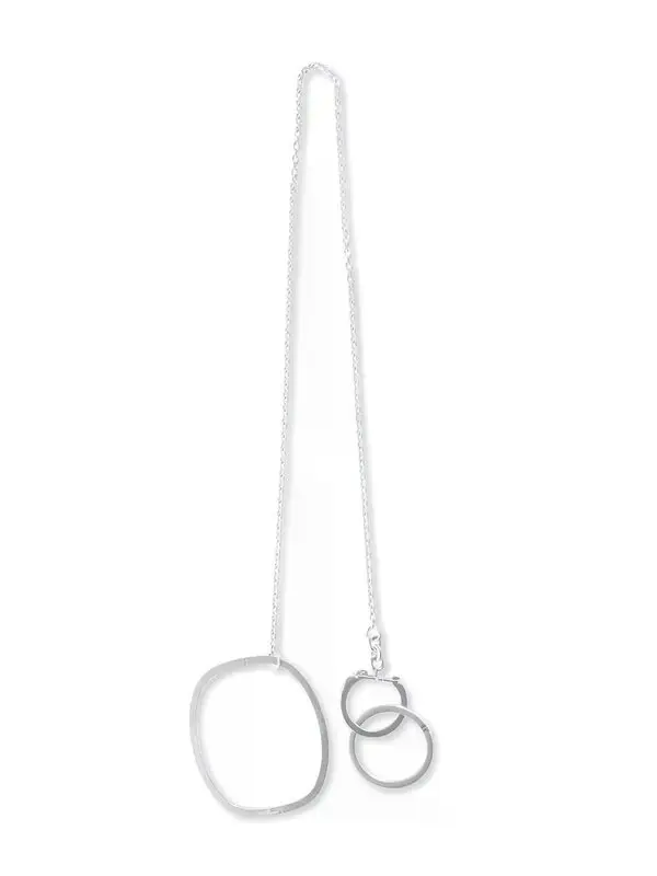 MAISON MARGIELA Chain Keyring - Silver