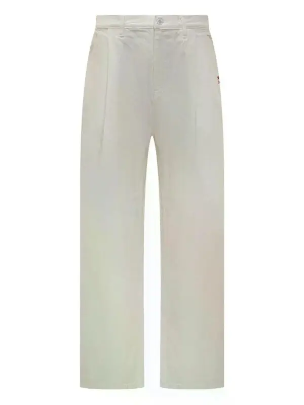 AMISH Pleated Straight Leg Pants