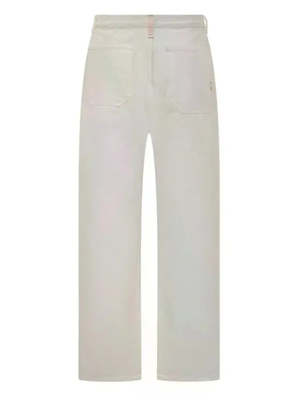 AMISH Pleated Straight Leg Pants