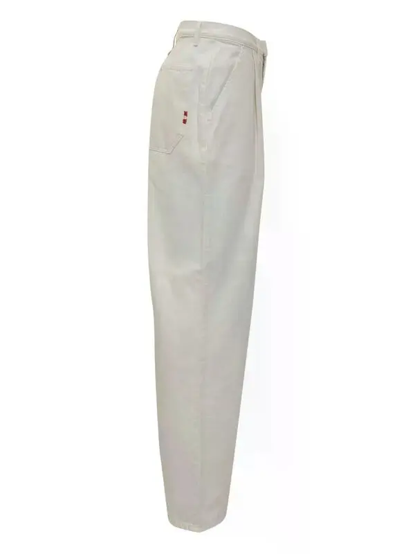 AMISH Pleated Straight Leg Pants