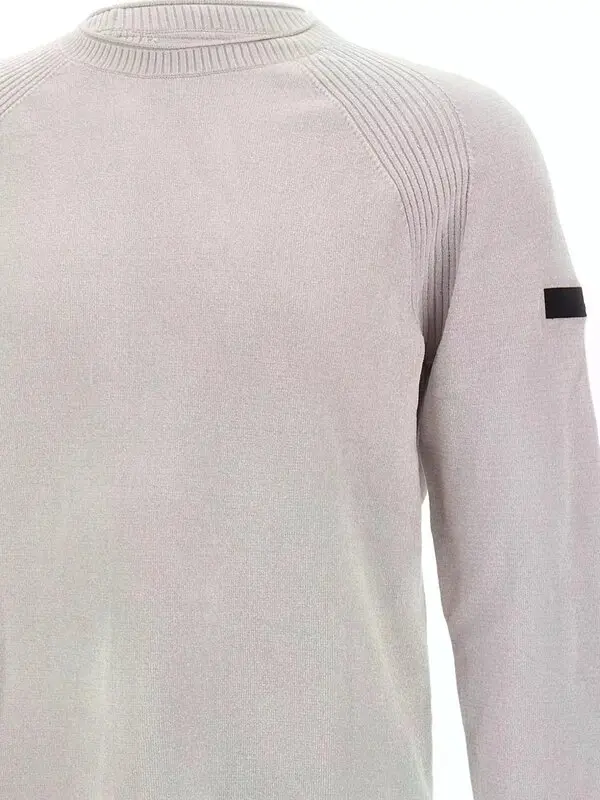 RRD Ribbed-panel Sleeve Sweater - Grey