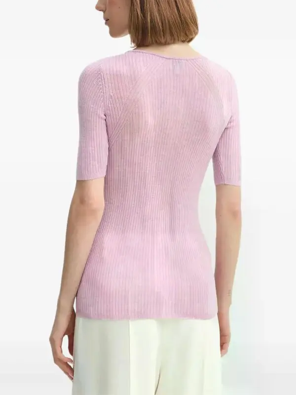 HERSKIND Short Sleeve Knitted Top