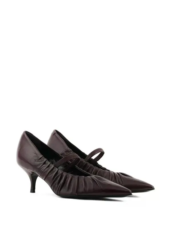 PAUL WARMER 60mm Vendome Pleated Pumps