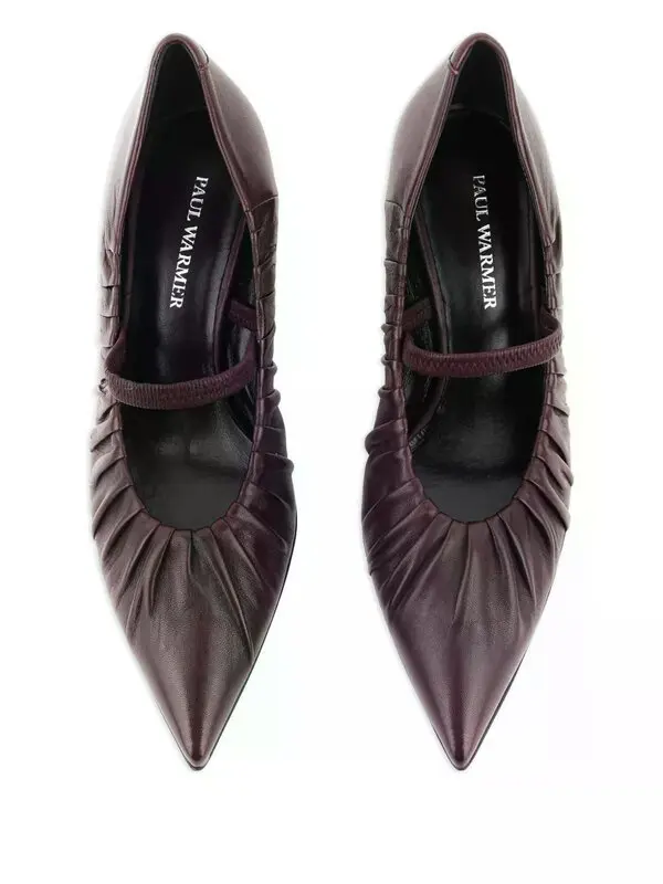 PAUL WARMER 60mm Vendome Pleated Pumps