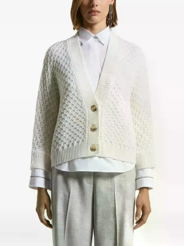 Peserico Button-fastening Wool Cardigan