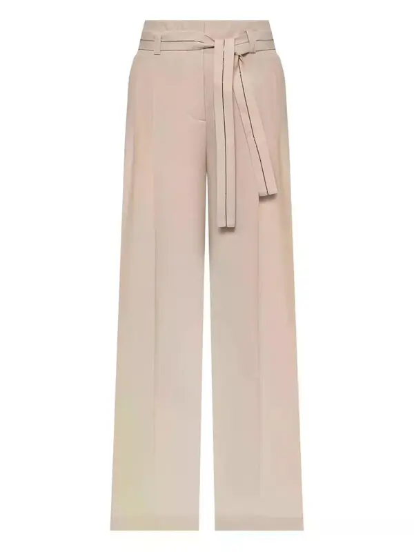Peserico Pleated Wide-leg Trousers