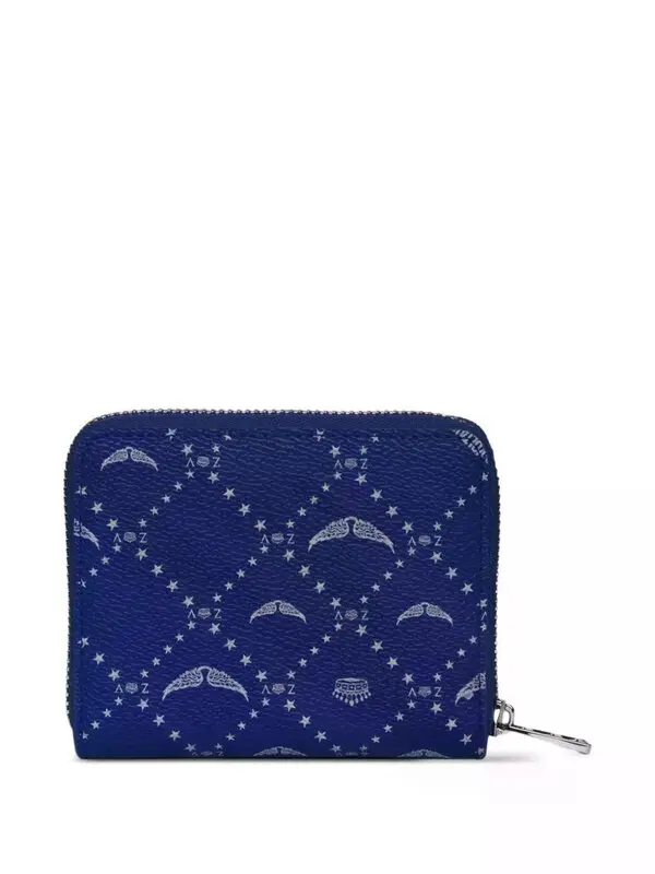 Zadig&Voltaire Logo-plaque Zip Wallet - Blue