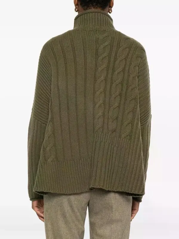 Eric Bompard Cable-knit Turtleneck Sweater