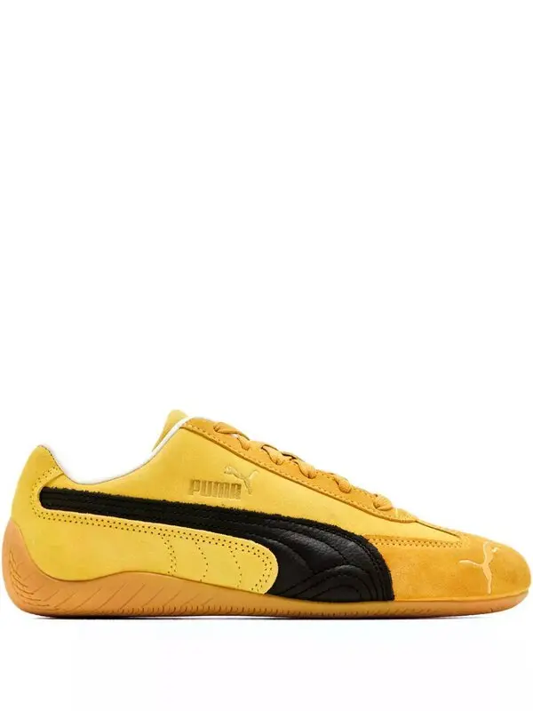 PUMA Speedcat Suede-leather Sneakers - Yellow