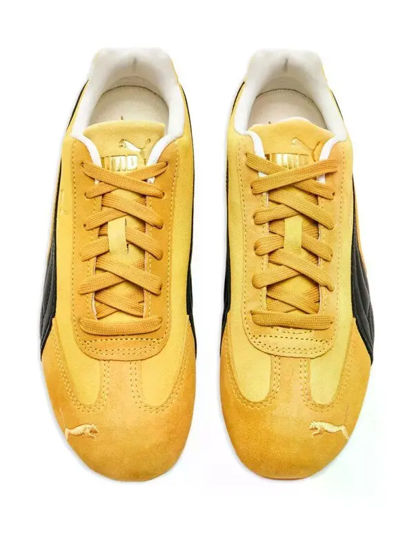 PUMA Speedcat Suede-leather Sneakers - Yellow