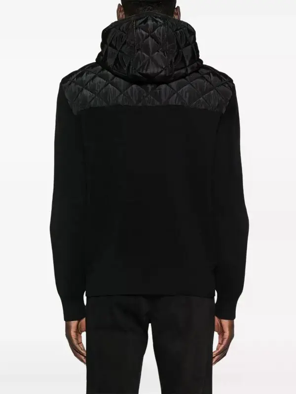 Hugo Quilted-pockets Hooded Jacket