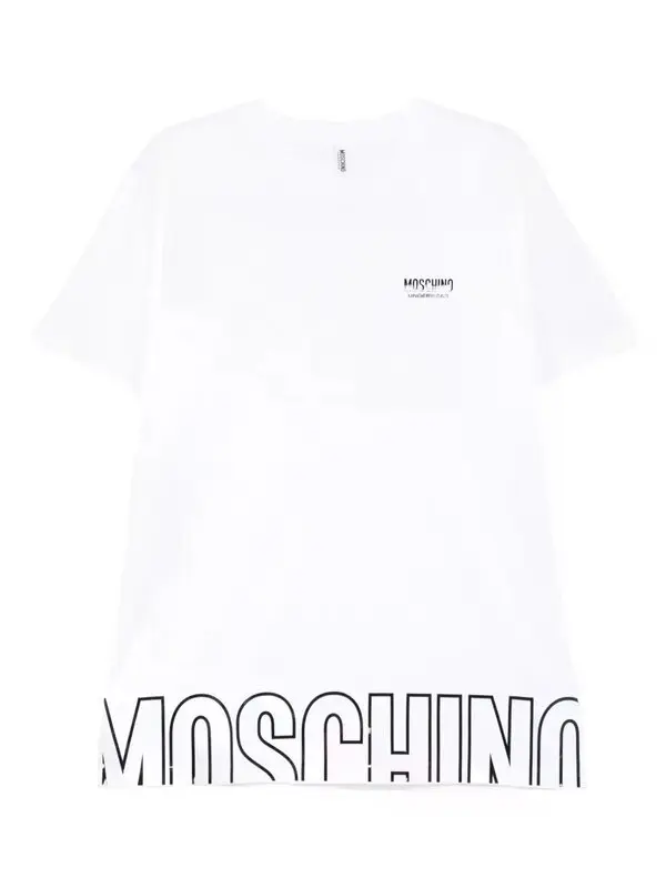 Moschino Logo-print Cotton T-shirt - White