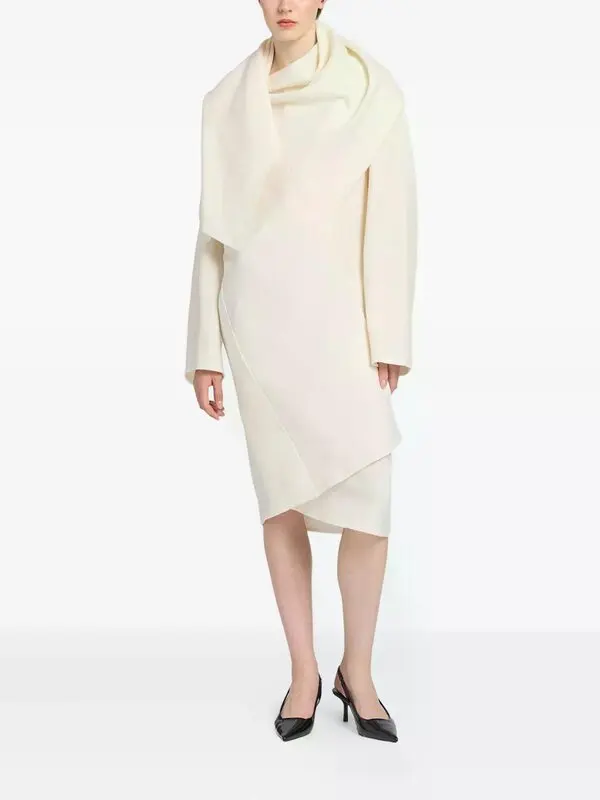 Ports 1961 Draped Cowl-neck Coat