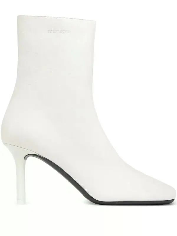 COURREGES Square-toe Ankle Boots