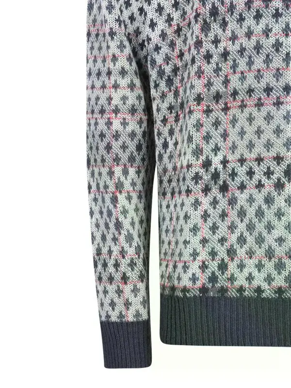 VIVIENNE WESTWOOD Checked Houndstooth Sweater