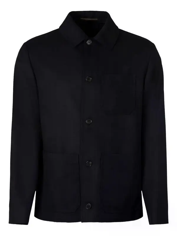 SLOWEAR Button-fastening Shirt Jacket