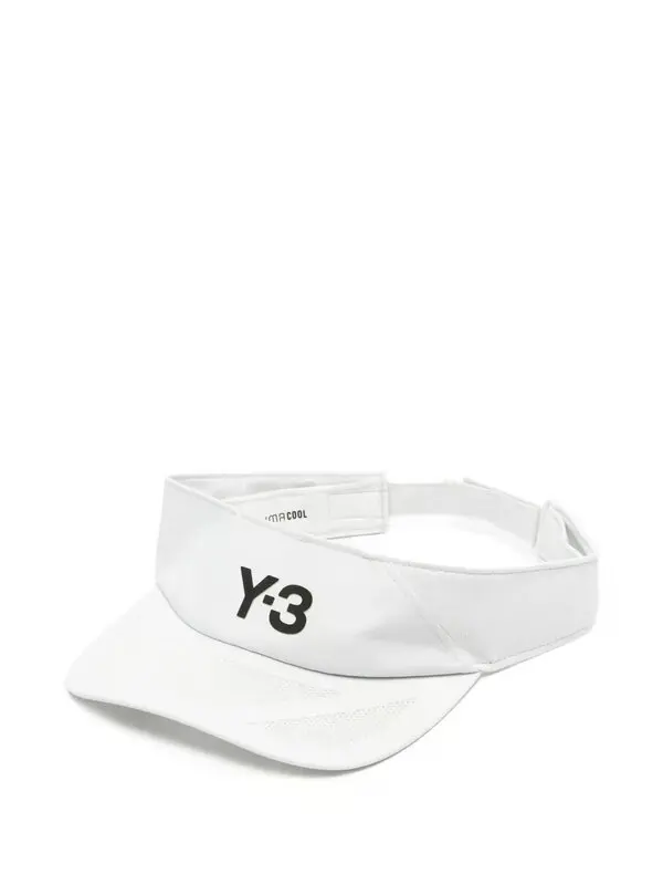 Y3 Logo-detail Visor - White