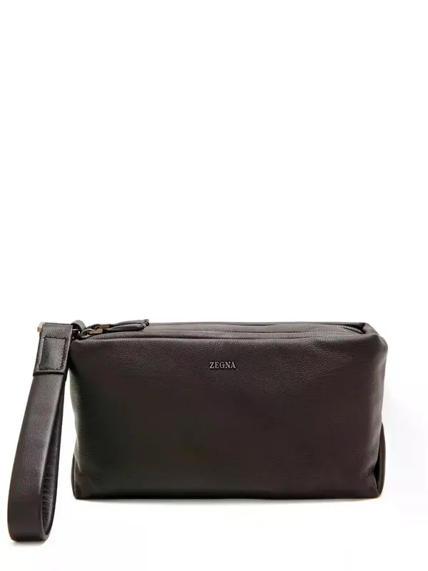 Zegna Secondskin Pouch - Brown