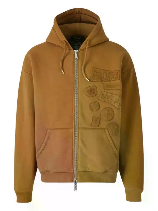 Dsquared2 Logo-patch Zip-up Hoodie