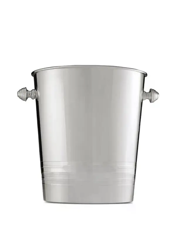 Thom Browne X Christofle 4-bar Ribbed-handle Champagne Bucket - Silver