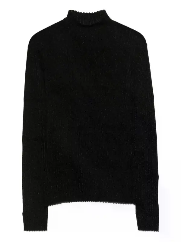 Emporio Armani Rib-knit High-neck Sweater