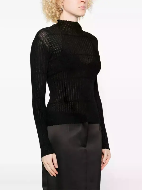 Emporio Armani Rib-knit High-neck Sweater