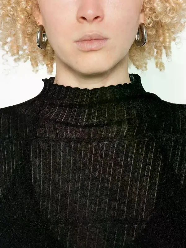 Emporio Armani Rib-knit High-neck Sweater
