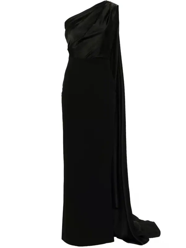 Solace London Yeva Gown - Black