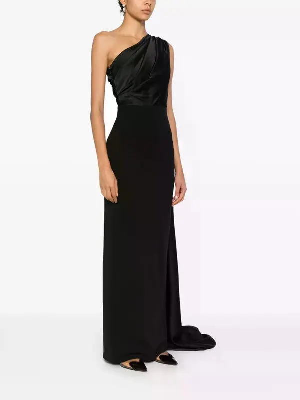 Solace London Yeva Gown - Black