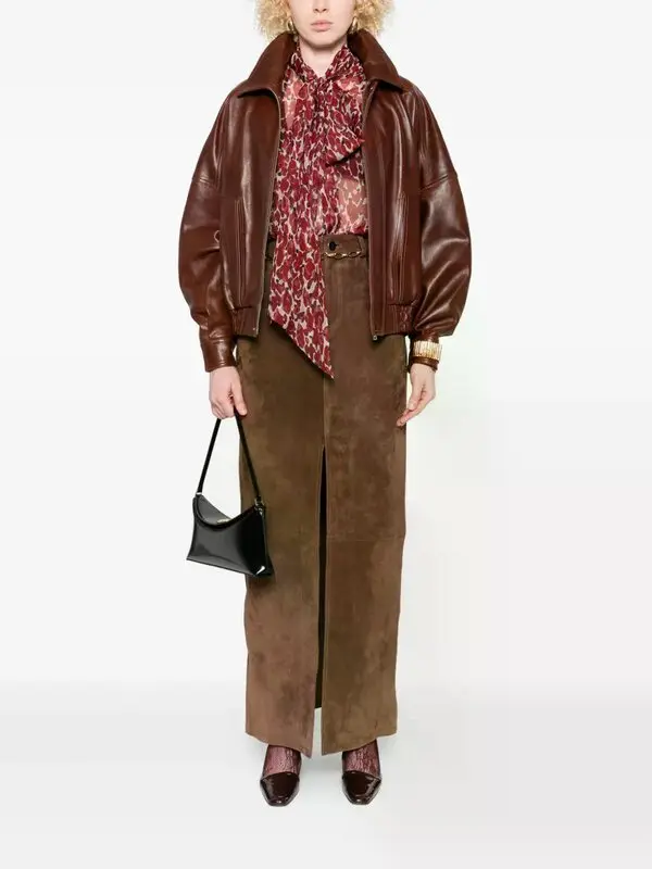 Saint Laurent Abstract-pattern Blouse
