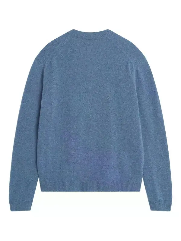Maison Kitsuné Fox Head-patch Wool Cardigan
