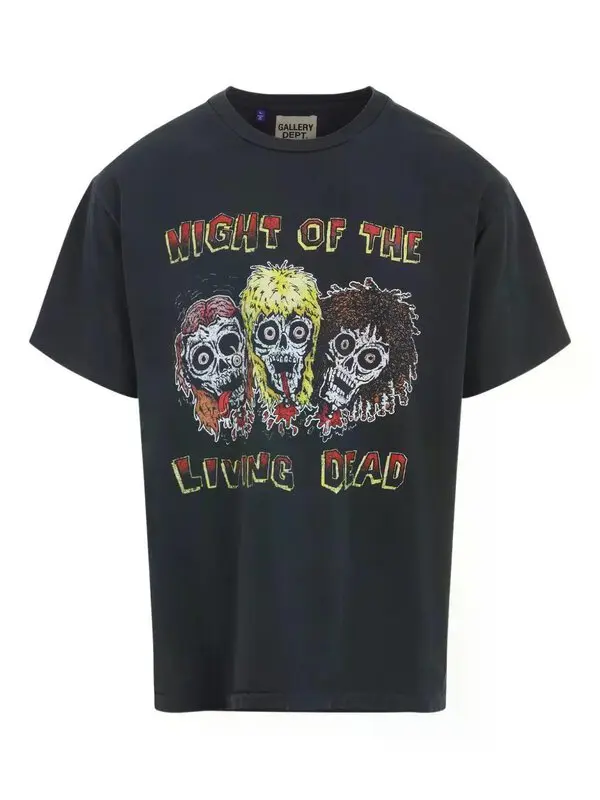 GALLERY DEPT. Graphic Cotton T-shirt - Black