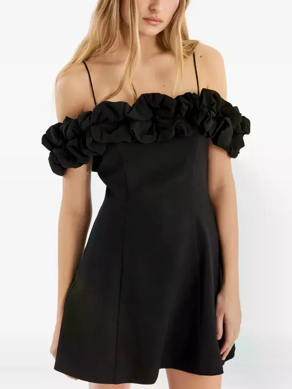 ROTATE BY BIRGER CHRISTENSEN Ruffle-detail Mini Dress
