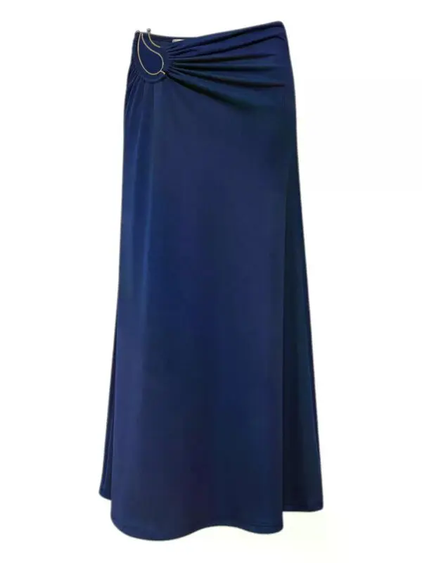 Christopher Esber Ruched Ring-detail Maxi Skirt