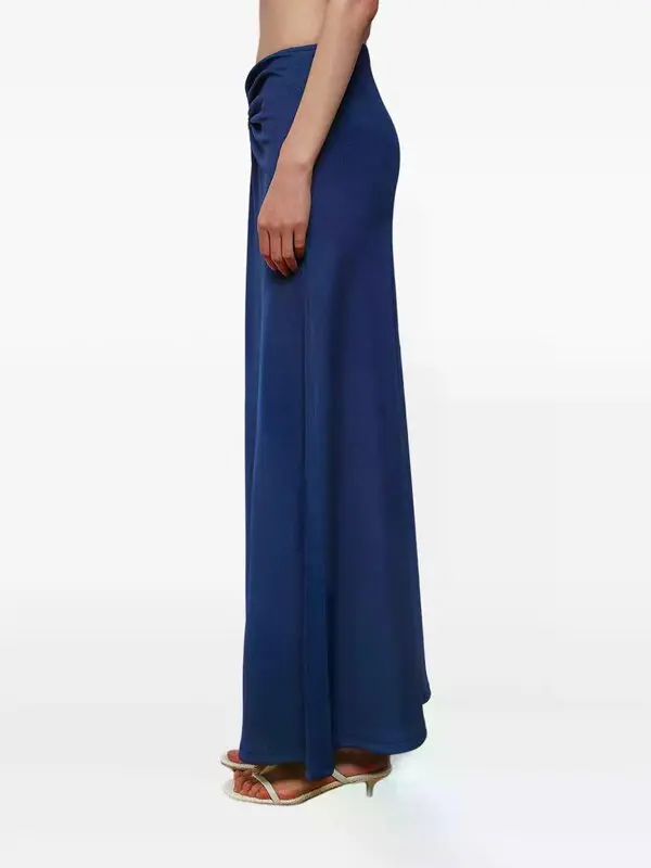Christopher Esber Ruched Ring-detail Maxi Skirt