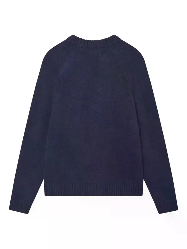 LES DEUX Gilbert Raglan-sleeve Crewneck Sweater