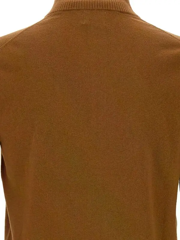 SUN 68 Half-zip Sweater - Brown