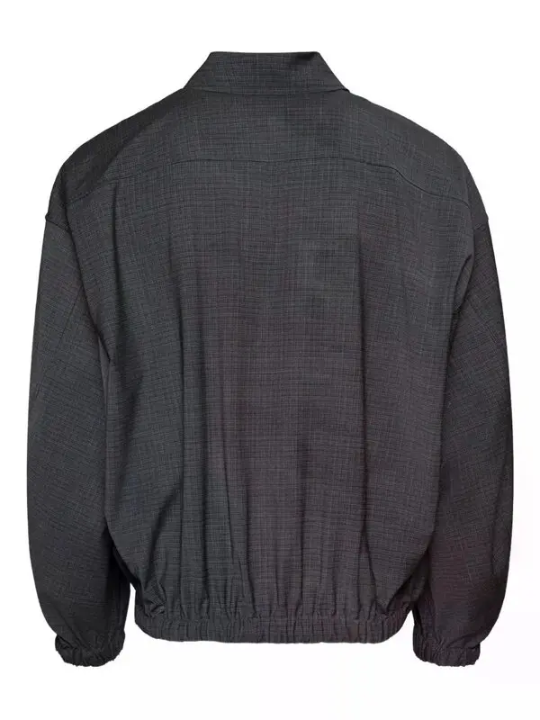 Alexander Wang Checked Zip-up Bomber Jacket