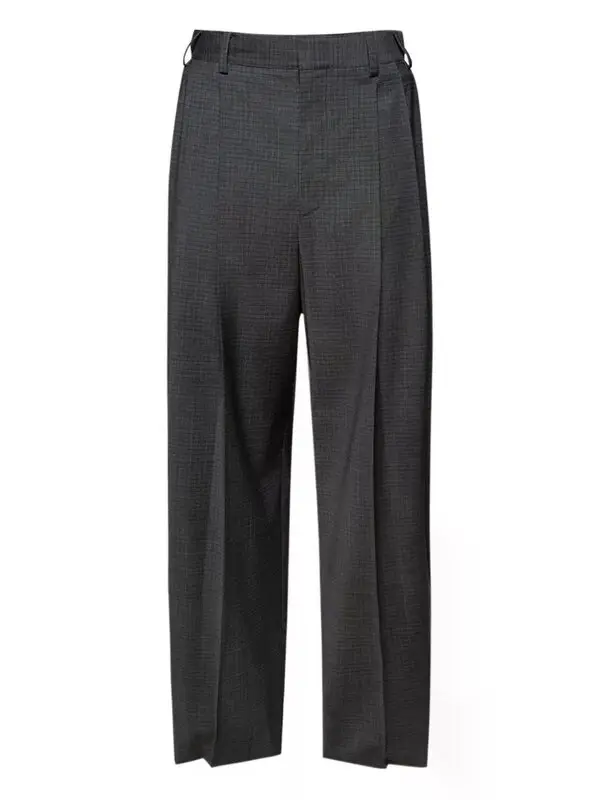 Alexander Wang Pleated Check-pattern Trousers