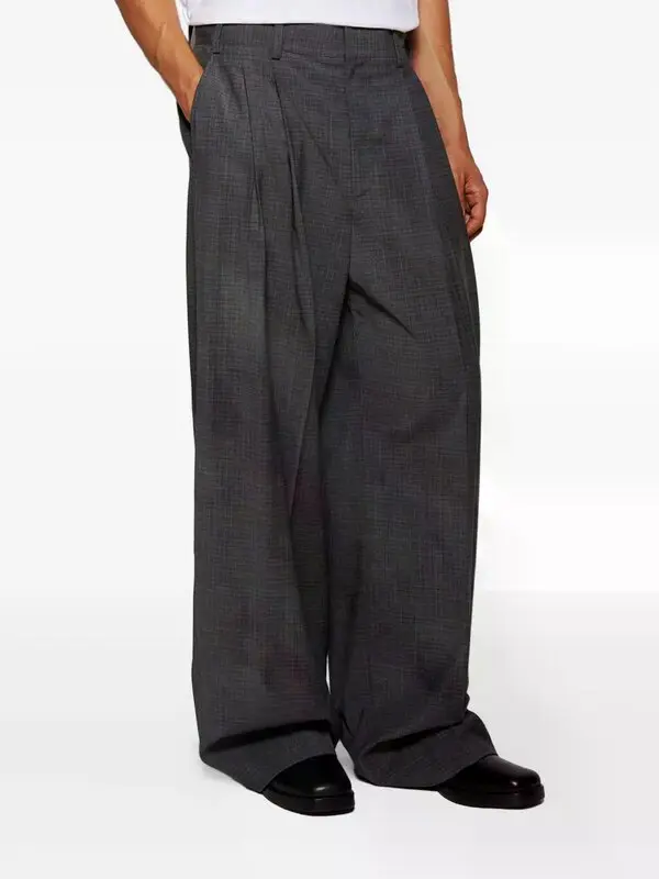 Alexander Wang Pleated Check-pattern Trousers