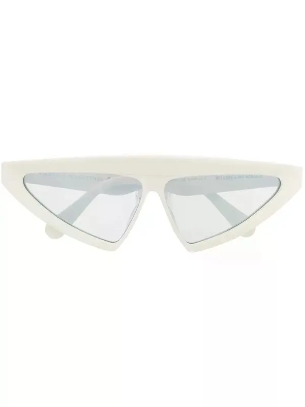 Stella McCartney Triangular Sunglasses - White