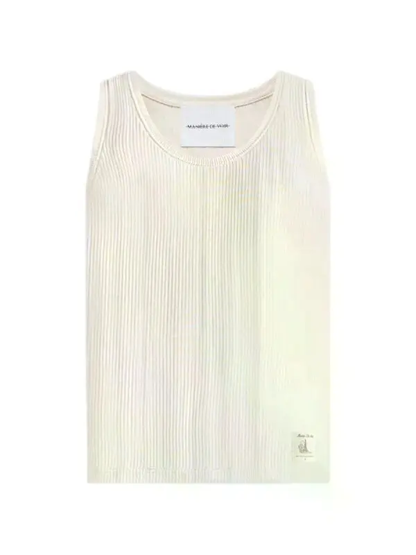 Manière De Voir Ribbed Cotton Tank