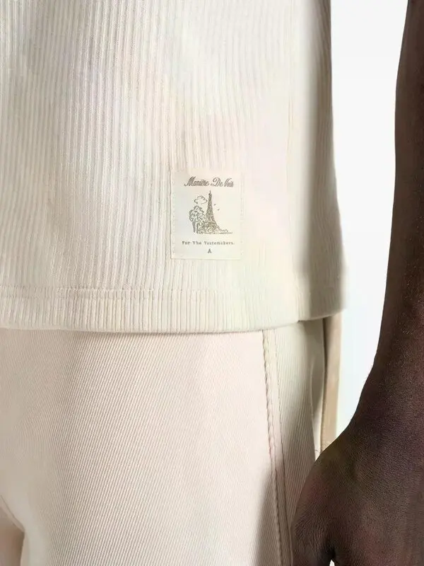 Manière De Voir Ribbed Cotton Tank